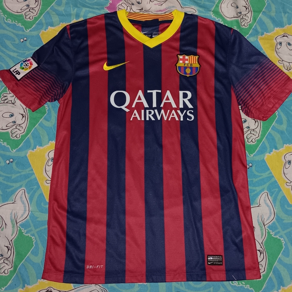 2011 Nike Lionel Messi Barcelona Vintage Soccer Jerse… - Gem